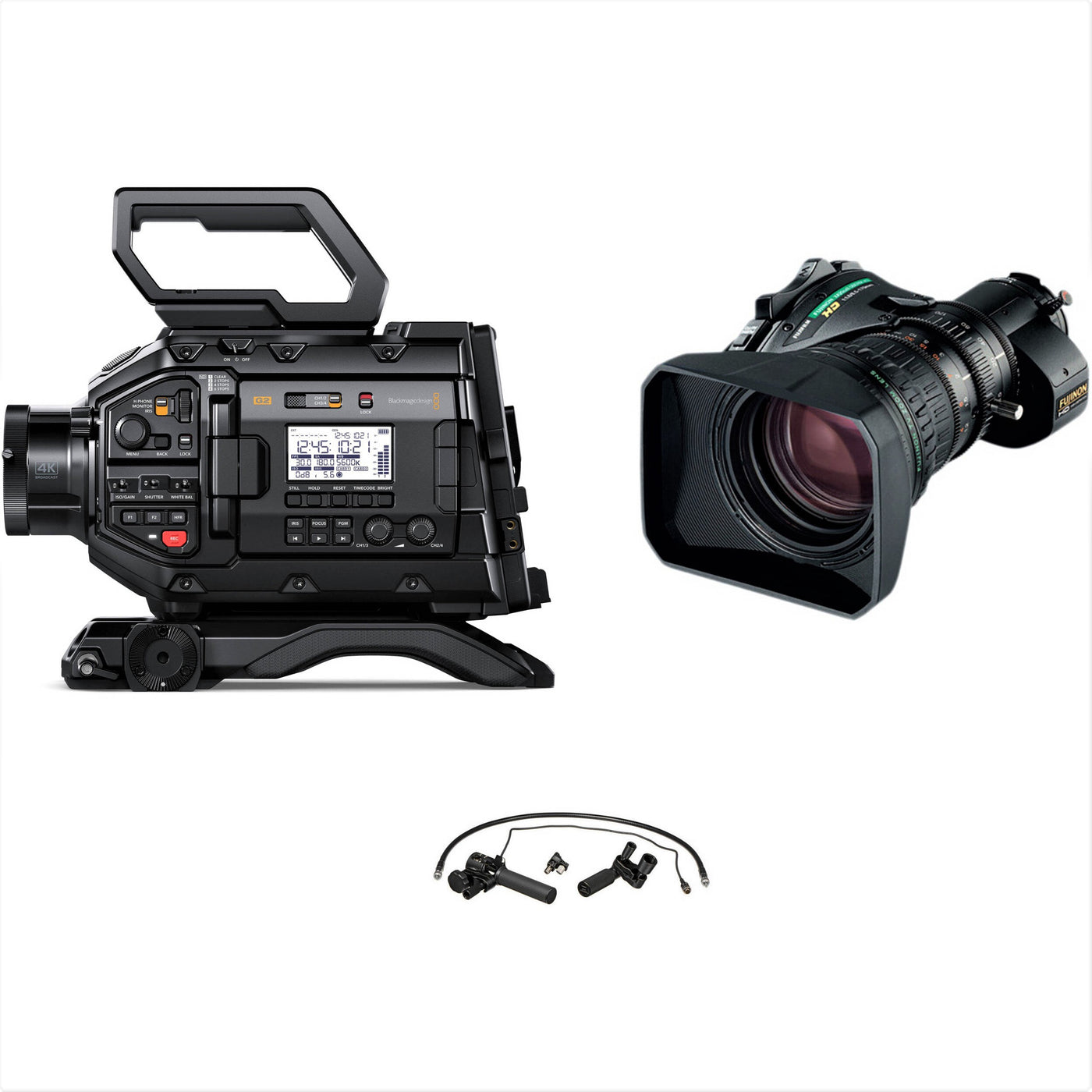 Blackmagic Design URSA Broadcast G2 with Fujinon XA20sX8.5BERM-K3 and