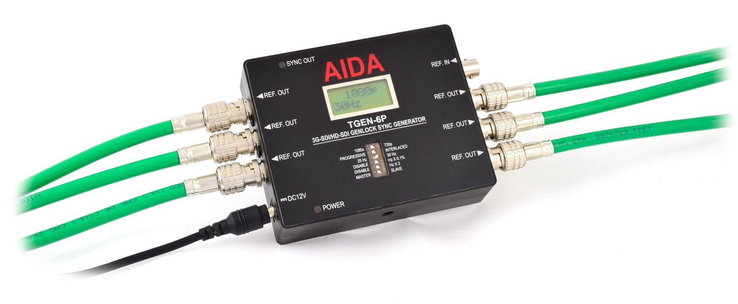 AIDA TGEN-6P - GENLOCK Reference SYNC Generator - Nuzira