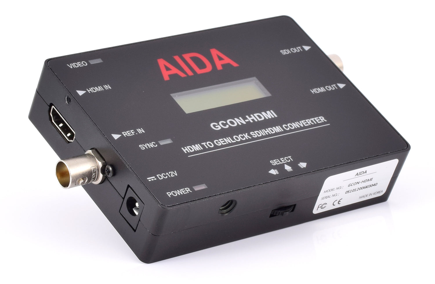 HDMI to SDI with Genlock - AIDA HDMI to Genlock SDI/HDMI Converter